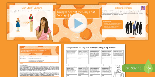 GCSE Oranges Are Not the Only Fruit Lesson Pack: Coming of Age