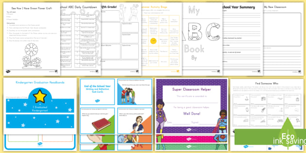 FREE End of School Worksheets | Transition Teaching Pack