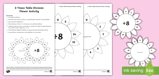 Flower Division Activities | twinkl.co.uk