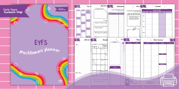 EYFS Practitioners Planner | 2022-2024 (teacher made)
