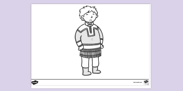 FREE! - Kay Frozen Colouring Sheet - Resources - Twinkl