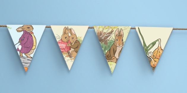 Beatrix Potter - The Tale of Benjamin Bunny Bunting