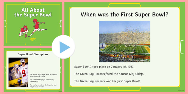 All About the Super Bowl PowerPoint - Super Bowl 2017, Power