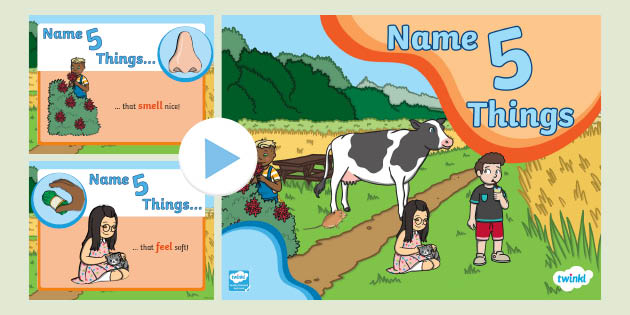 Name 5 Things PowerPoint