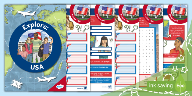 Explore: the USA (teacher made)