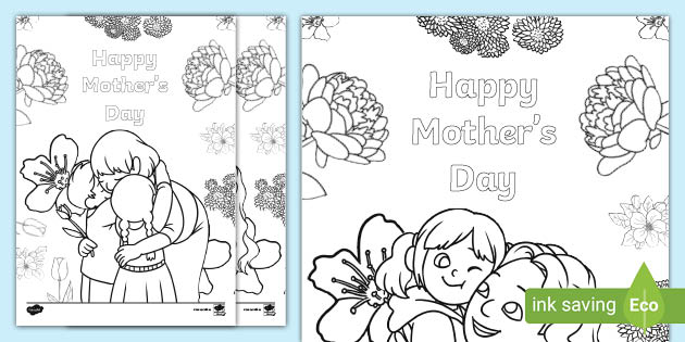 Mother's Day Colouring Sheets (teacher made)