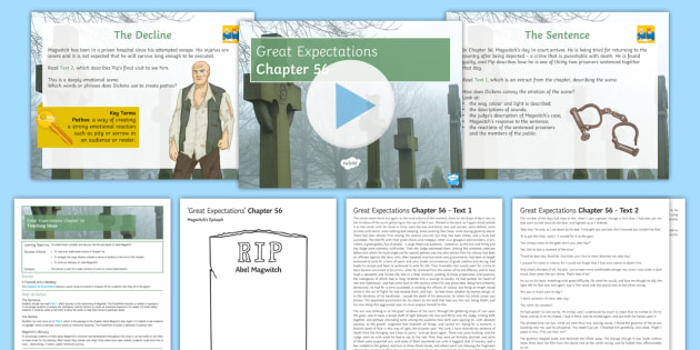 Great Expectations Chapter 56 Lesson Pack (teacher made)