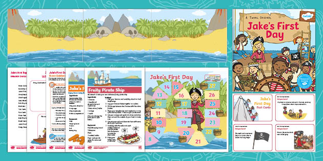 Jake's First Day Story Sack Resource Pack (teacher made)