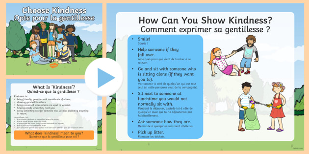 Kindness Week PowerPoint English/French