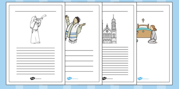 Yom Kippur Writing Frames (Teacher-Made)