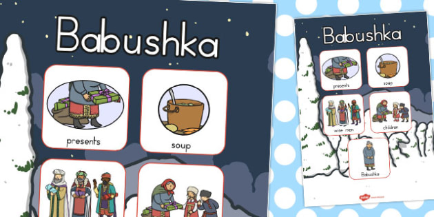 Babushka Vocabulary Poster (teacher made)