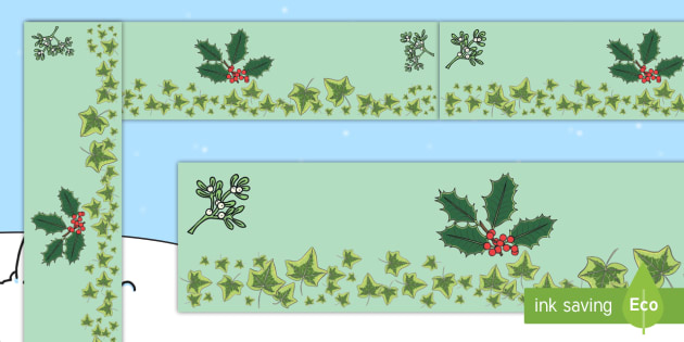 Winter Solstice Display Borders