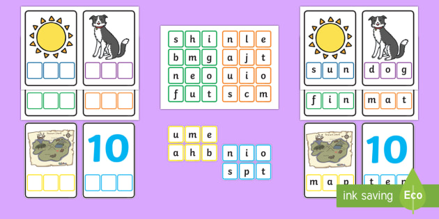 Workstation Pack: CVC Words Mixed Spelling 2 Activity Pack