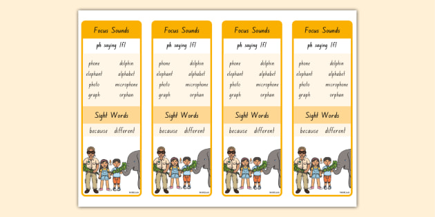 Phonics Bookmarks • Twinkl.com.au