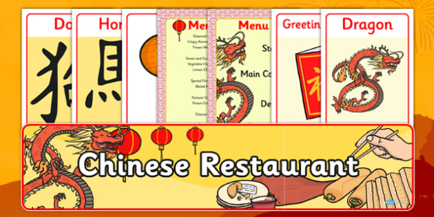 Australia Role Play Pack: Chinese Restaurant (teacher made)