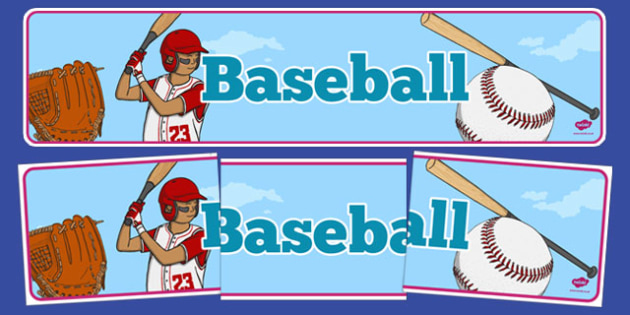 Baseball Banner (teacher made)