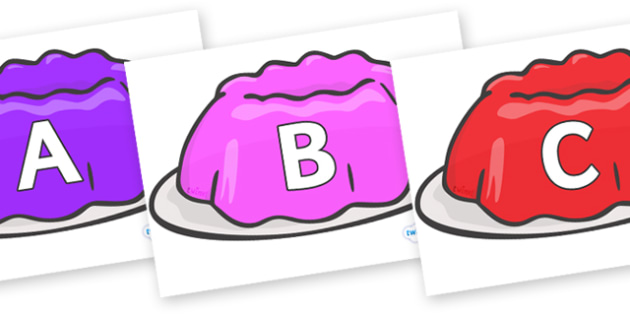 A-Z Alphabet on Jelly (Teacher-Made)