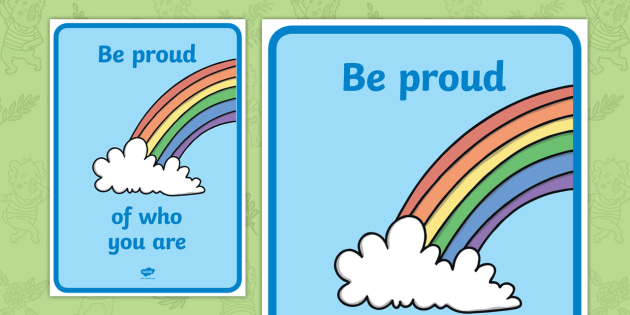 Part of the Party: Be Proud of Who You Are Display Poster