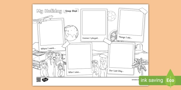 Holiday Writing Frames | twinkl.com.au