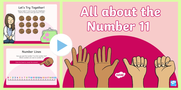 All About Number 11 PowerPoint (teacher made)
