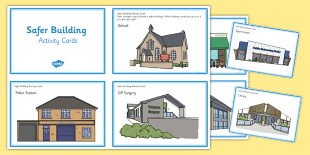Safer Building Activity Cards (teacher made)