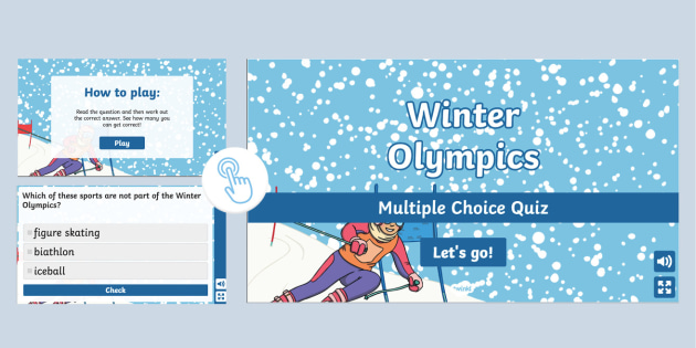 Winter Olympics Interactive Quiz (Teacher-Made)