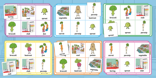 Carrot Club Matching Cards and Board Game (teacher made)