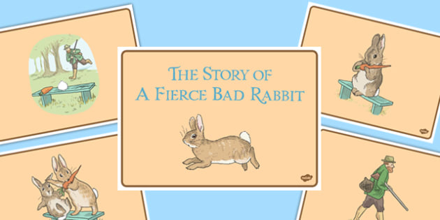 Beatrix Potter - The Story of a Fierce Bad Rabbit Story Sequencing