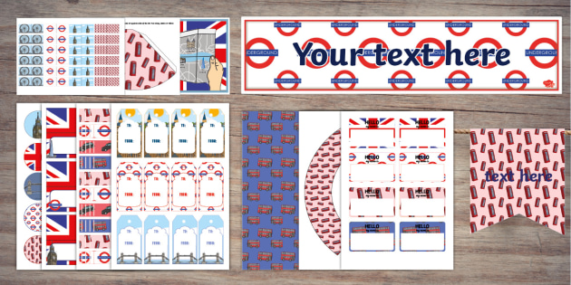 * NEW * London Party Decorations Pack | Twinkl Party