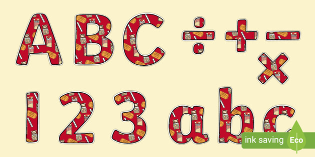 Movie-Themed Display Lettering (teacher made) - Twinkl