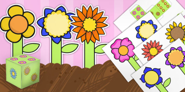 Number Flowers Game Pack (teacher made)