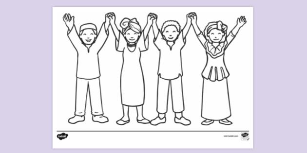 FREE! - Umoja Unity Colouring | Colouring Sheets