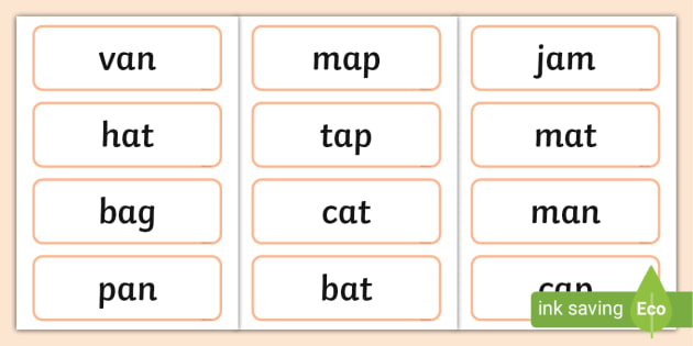 CVC a Word Cards (teacher made)
