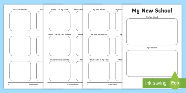 My New School Photo Book (teacher made)