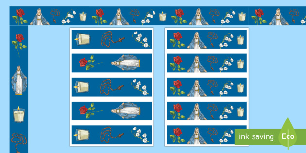 Our Lady Display Borders (teacher made)
