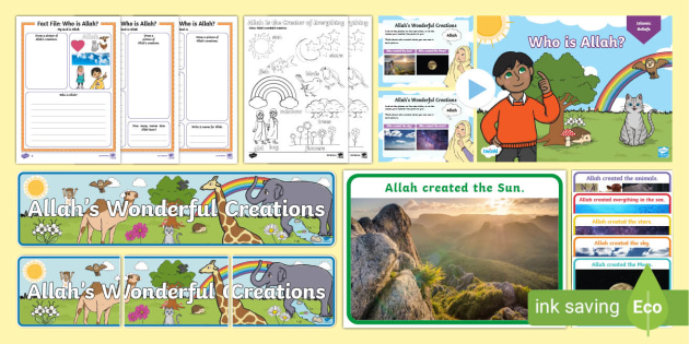 Year 1 Islamic Beliefs: Who Is Allah Lesson Pack 1
