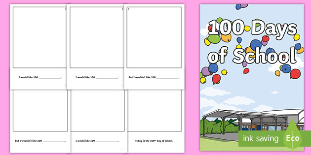 100 Days of School Booklet