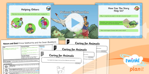 RE: Nature and God: Prince Siddhartha and The Swan (Buddhism) Year 2 Lesson