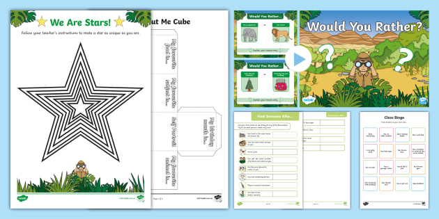 Getting To Know You Activity Pack