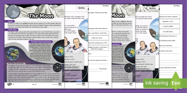 Moon Literacy Resources | twinkl.co.uk