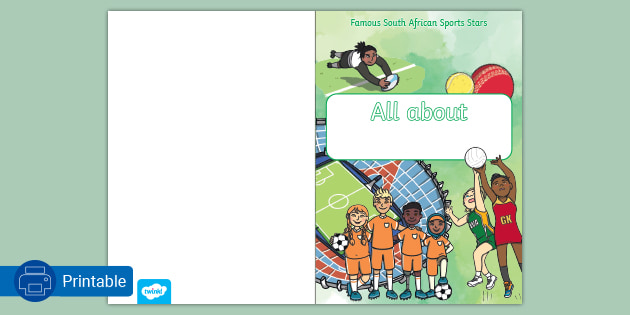 South African Sports Star Project | Biography Template