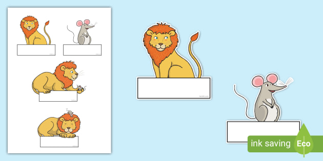 The Lion And The Mouse Editable Self-Registration - self reg