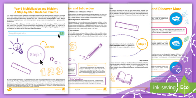 👉 Year 6 Multiplication: A Step-by-Step Guide for Parents