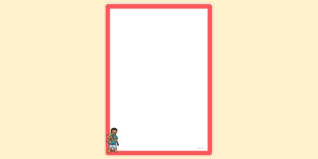 FREE! - Teddy Found Page Border | Page Borders | Twinkl