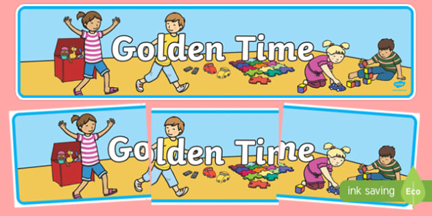 FREE! - 👉 Golden Time Display Banner
