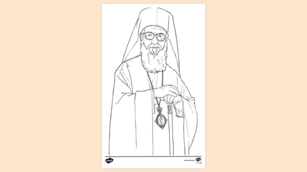 FREE! - Eastern Orthodox Priest Colouring | Colouring Sheets
