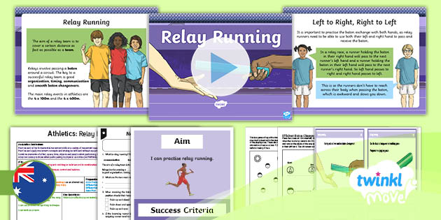 Year 4 Athletics Lesson 3: Relay Running