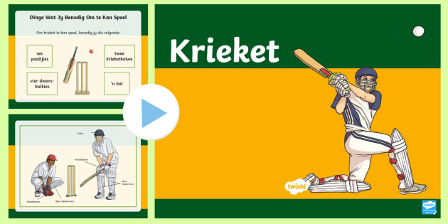 Krieket PowerPoint