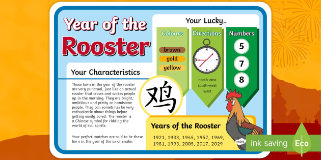 Chinese zodiac sign 1981 rooster - Horoscopeaz.com