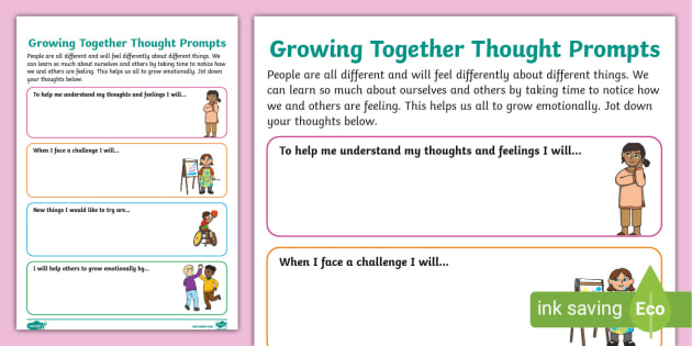 Children's Mental Health Week Growing Together KS1 Activity